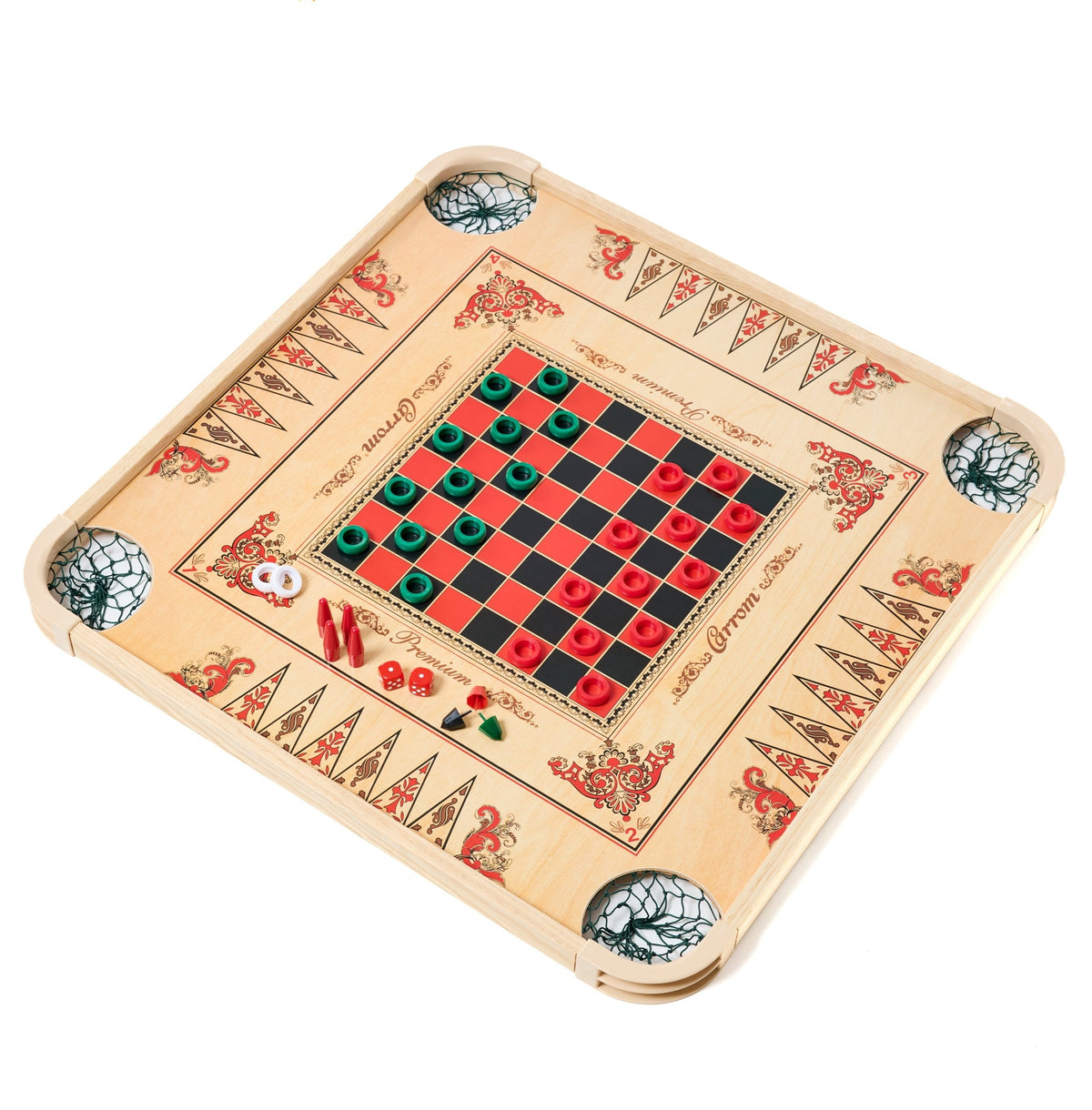 Carrom Game Rules for Checkers & Other Variations